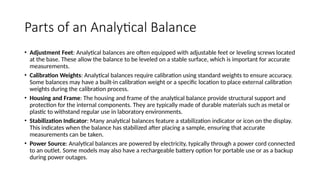 MAINTAIN ANALYTICAL BALANCE.pptx IN THE LABORATORY | PPT