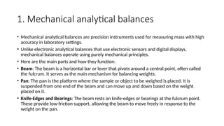 MAINTAIN ANALYTICAL BALANCE.pptx IN THE LABORATORY | PPTX