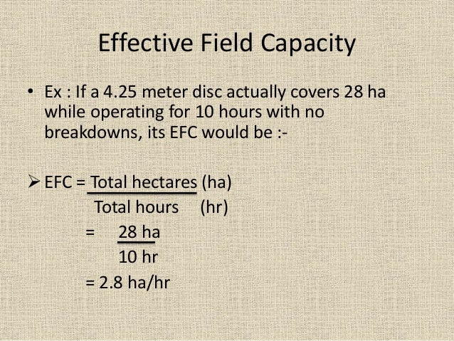 Maintainance of farm machinery