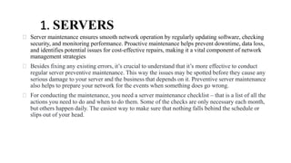 MAINTAINANCE OF ICT INFRASTRACTURE (SERVICING).pptx