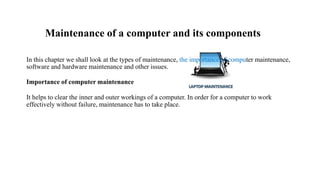 MAINTAINANCE OF ICT INFRASTRACTURE (SERVICING).pptx