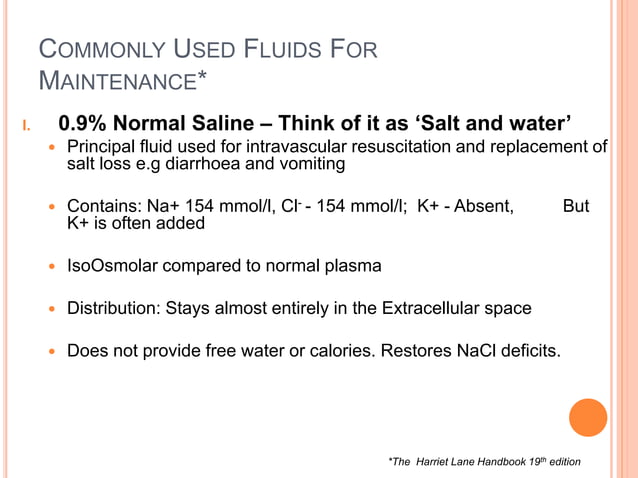 Maintainance & replacement fluid therapy pediatrics AG | PPTX