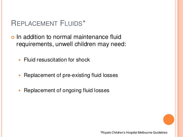 Fluid Resuscitation in children – DR. TRYNAADH