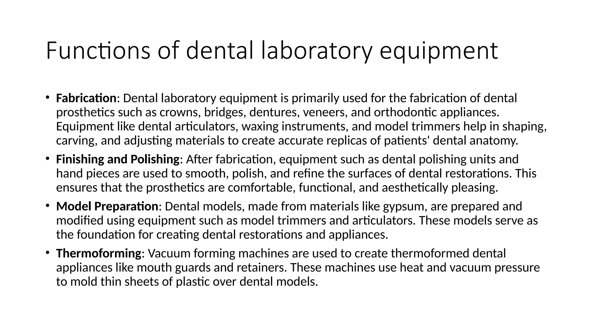 Maintain dental laboratory equipment.pptx