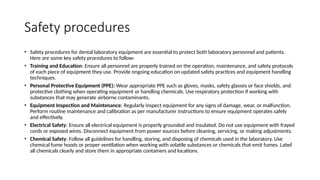 Maintain dental laboratory equipment.pptx