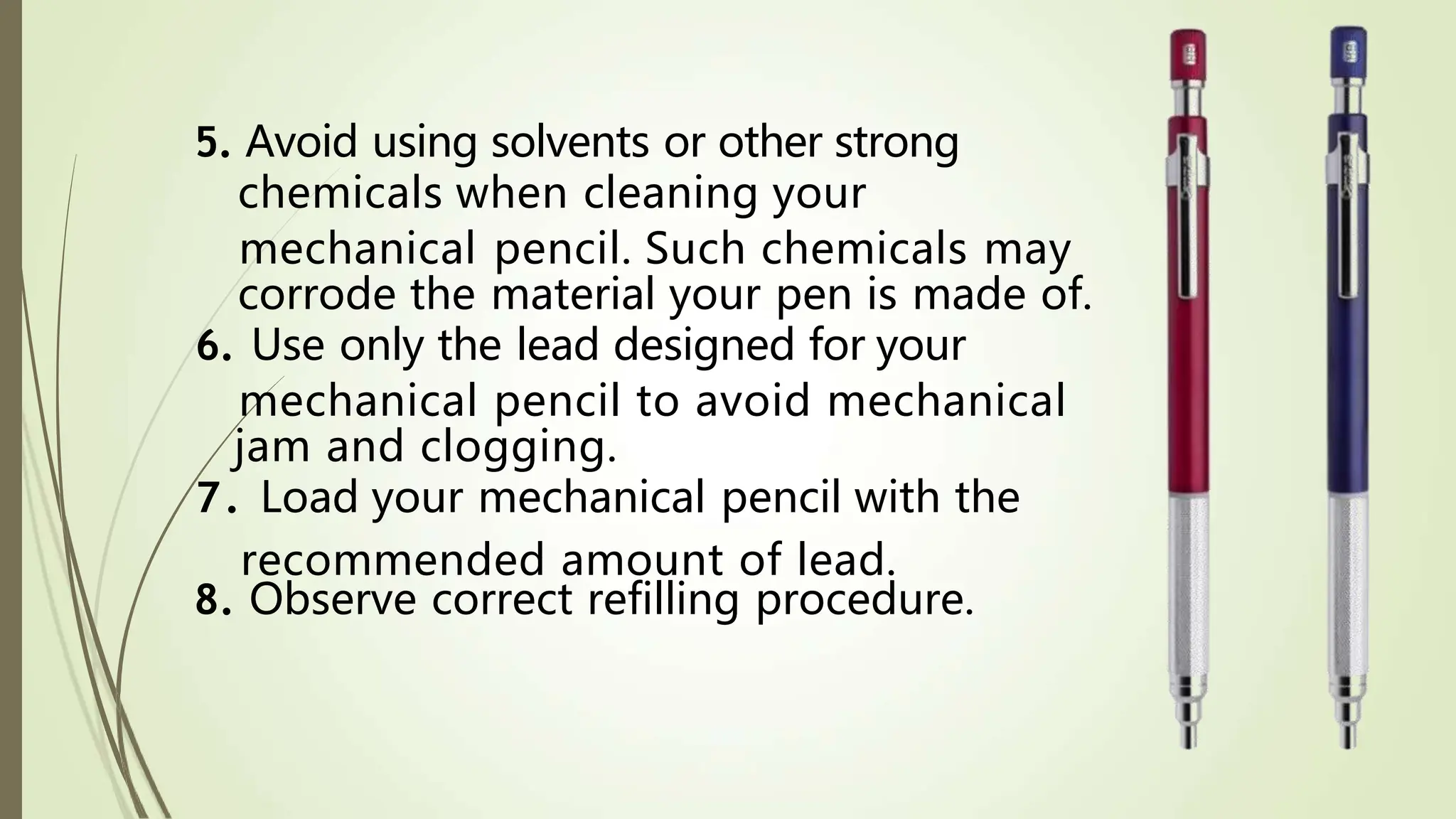 Maintain hand tools,drawing instruments equipment, and paraphernalia ...