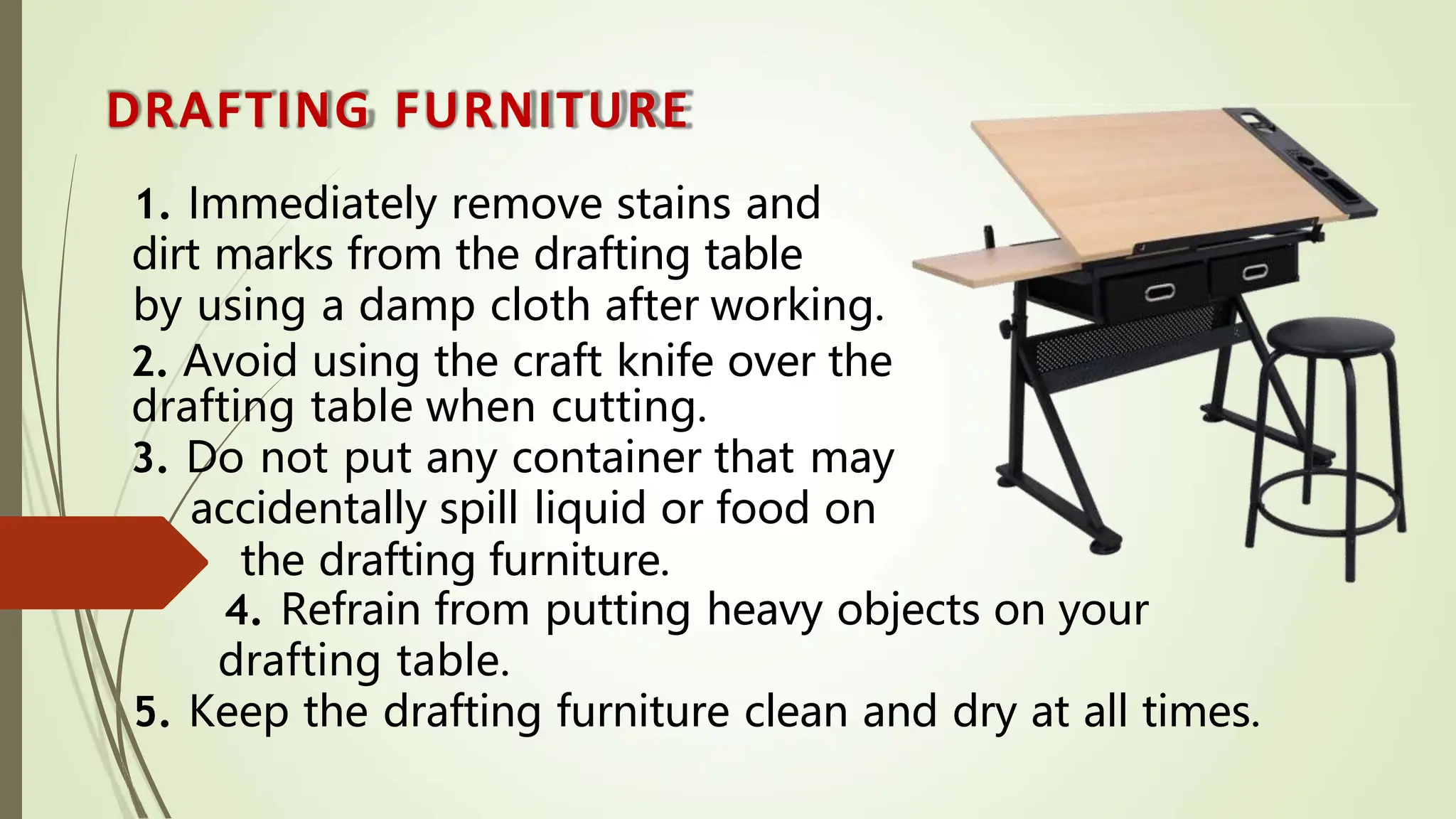 Maintain hand tools,drawing instruments equipment, and paraphernalia.pptx