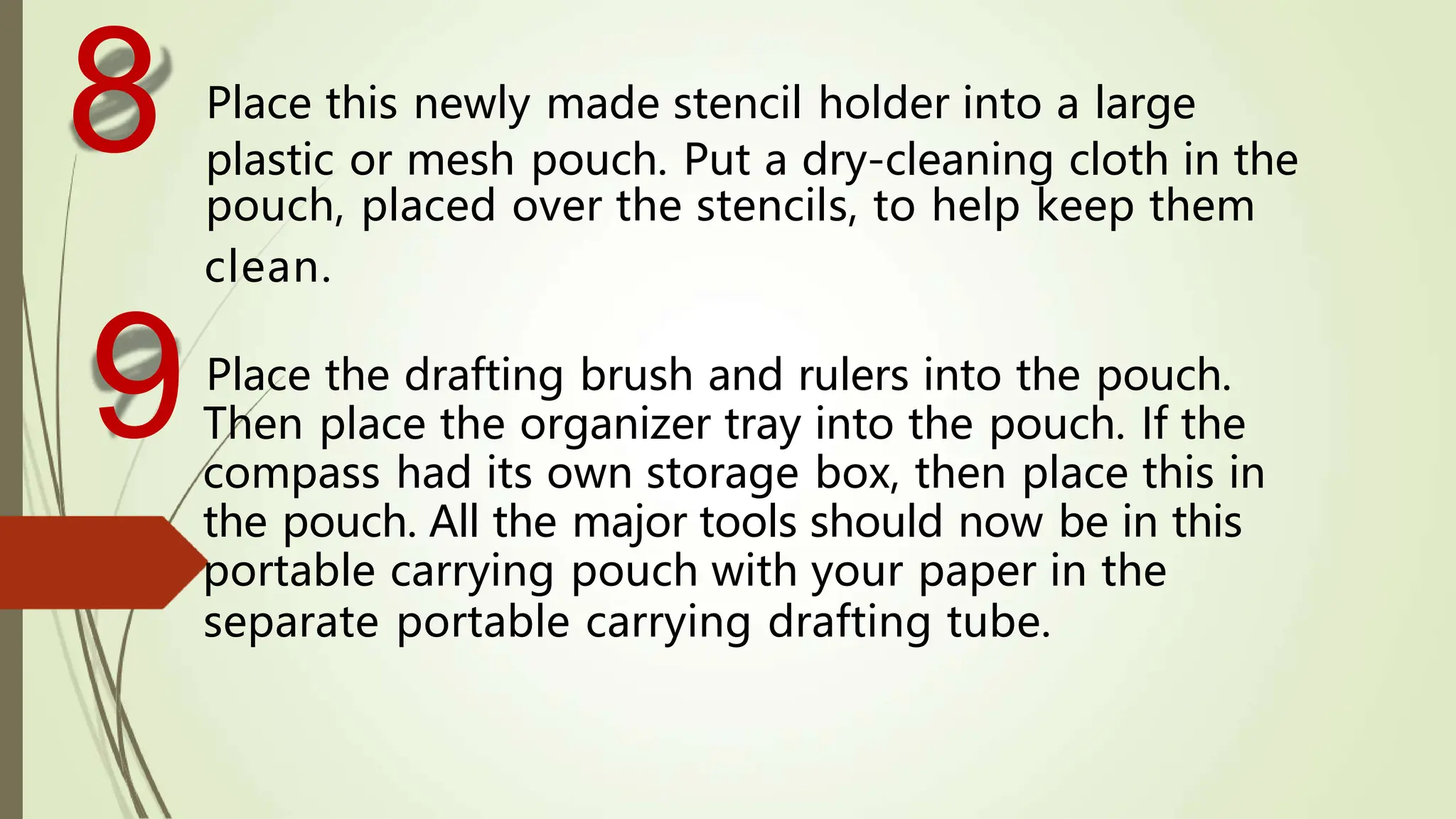 Maintain hand tools,drawing instruments equipment, and paraphernalia.pptx