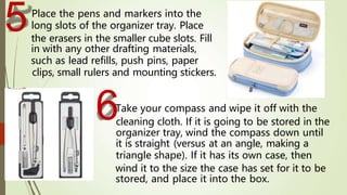 Maintain hand tools,drawing instruments equipment, and paraphernalia.pptx