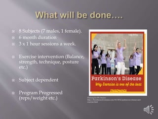 Maintaining adl’s in parkinson’s disease (final) | PPT