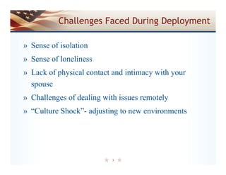 Maintaining a health marriage during deployment audience | PDF