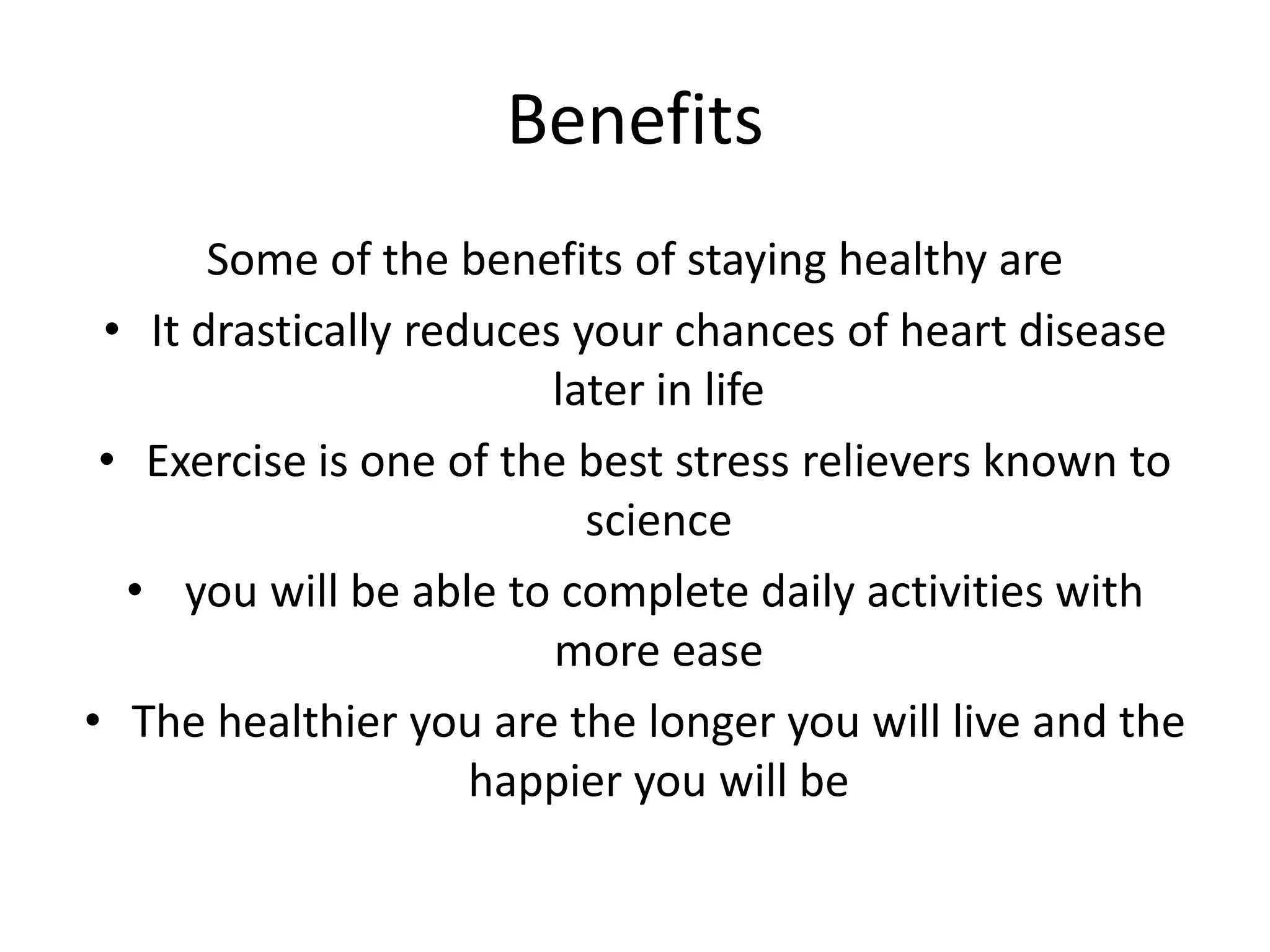 Maintaining a healthy lifestyle | PPTX