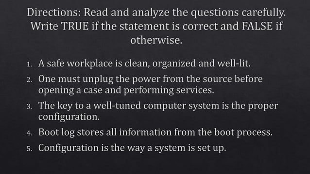 MAINTAINING AND REPAIRING COMPUTER SYSTEMS AND NETWORKS.pptx ...