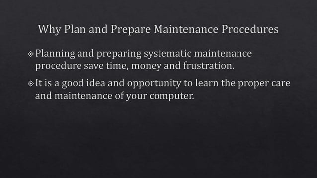 MAINTAINING AND REPAIRING COMPUTER SYSTEMS AND NETWORKS.pptx ...