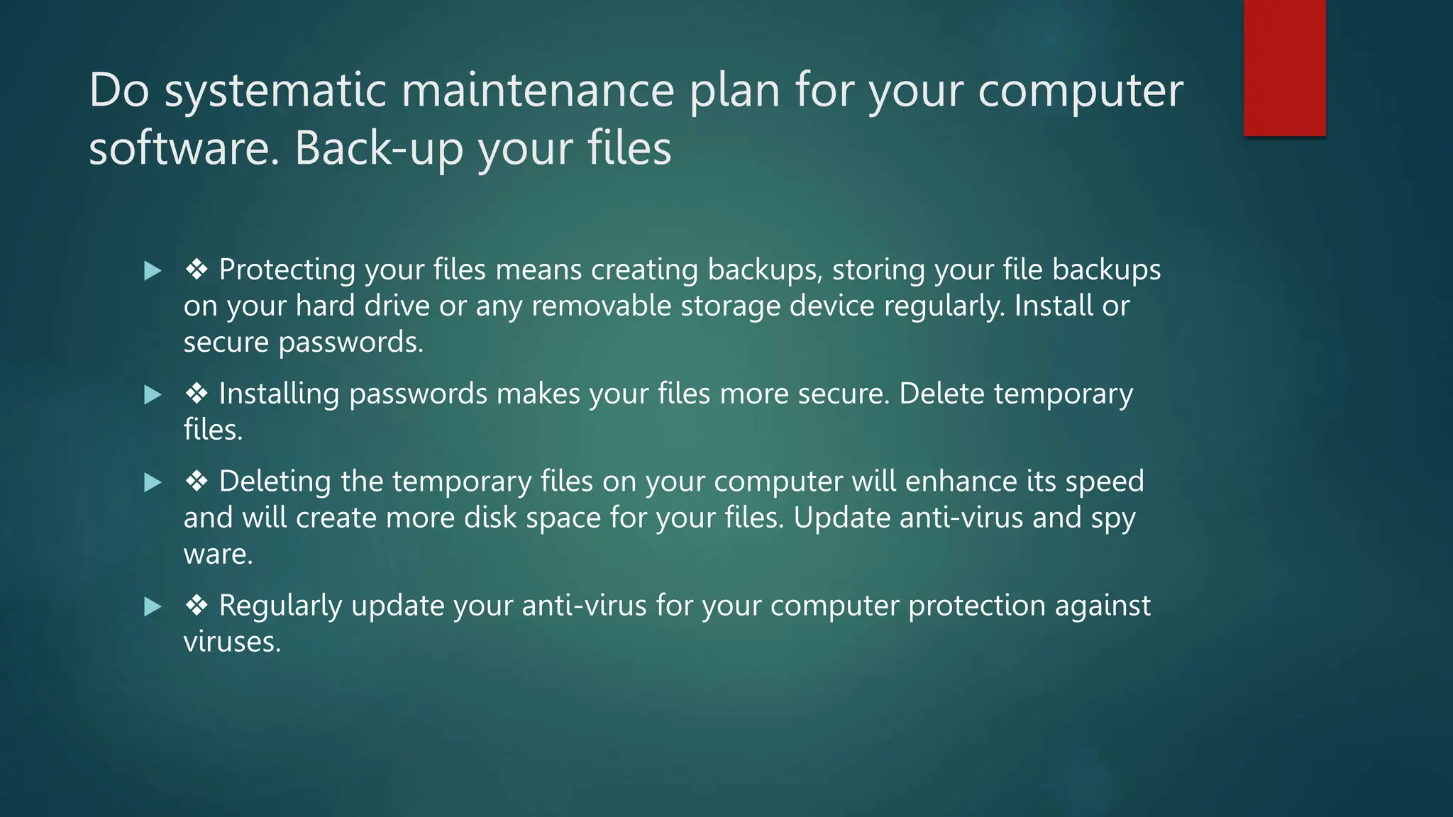MAINTAINING AND REPAIRING COMPUTER SYSTEMS AND NETWORKS 12.pptx