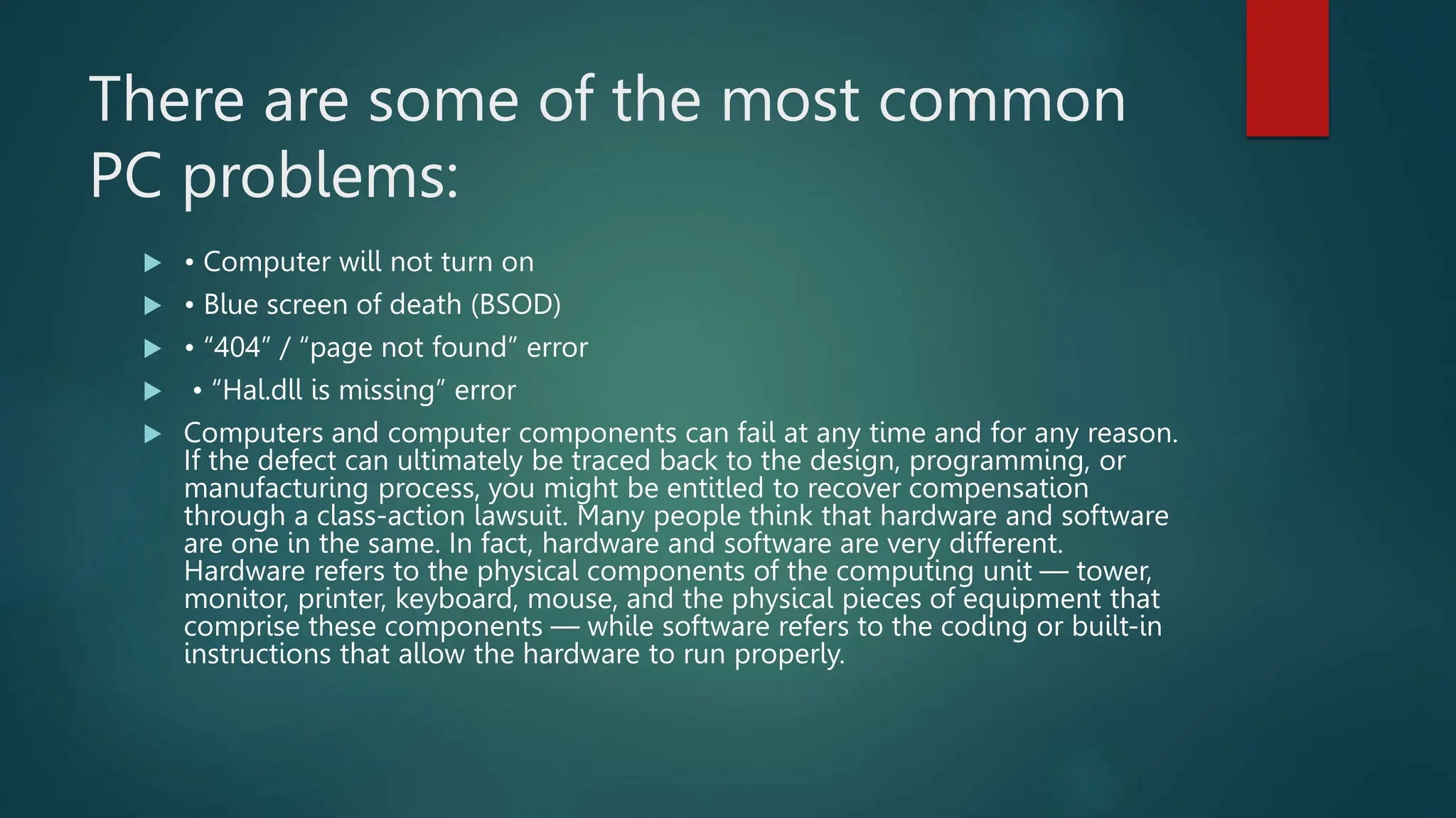 MAINTAINING AND REPAIRING COMPUTER SYSTEMS AND NETWORKS 12.pptx