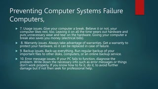 MAINTAINING AND REPAIRING COMPUTER SYSTEMS AND NETWORKS 12.pptx