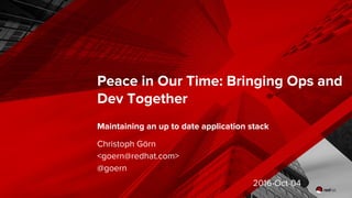 Maintaining an up to date application stack (in a containerized world ...