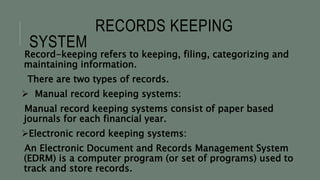 Maintaining classroom records | PPTX | Educational Assessment | Education