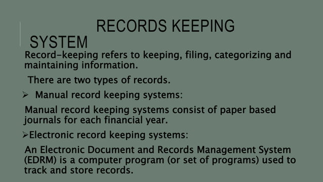 Maintaining classroom records | PPTX | Educational Assessment | Education