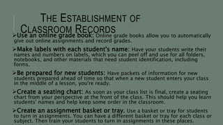 Maintaining classroom records | PPTX | Educational Assessment | Education