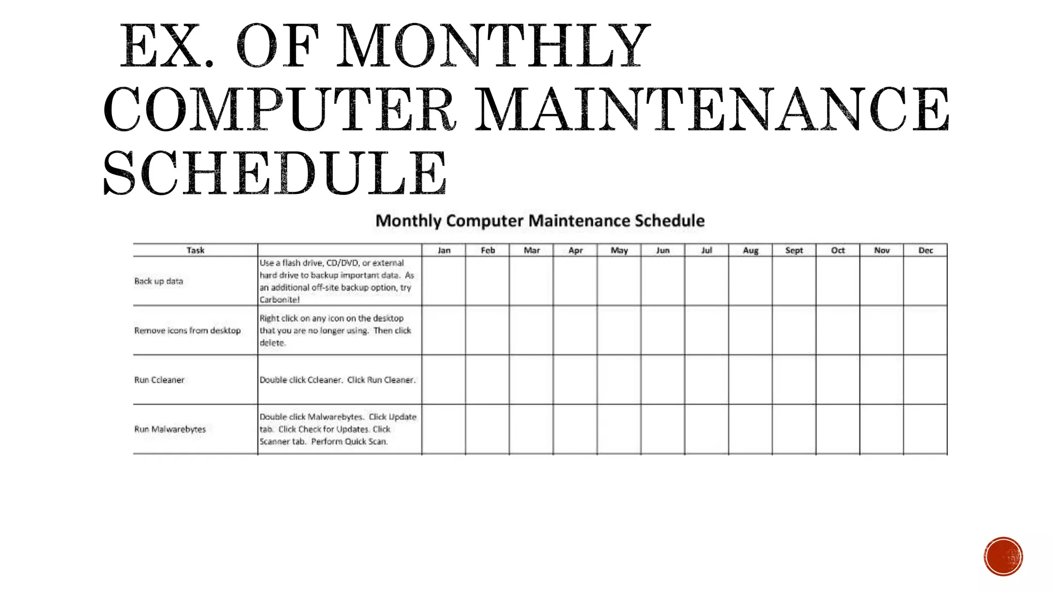 Maintaining computer and network system | PPTX