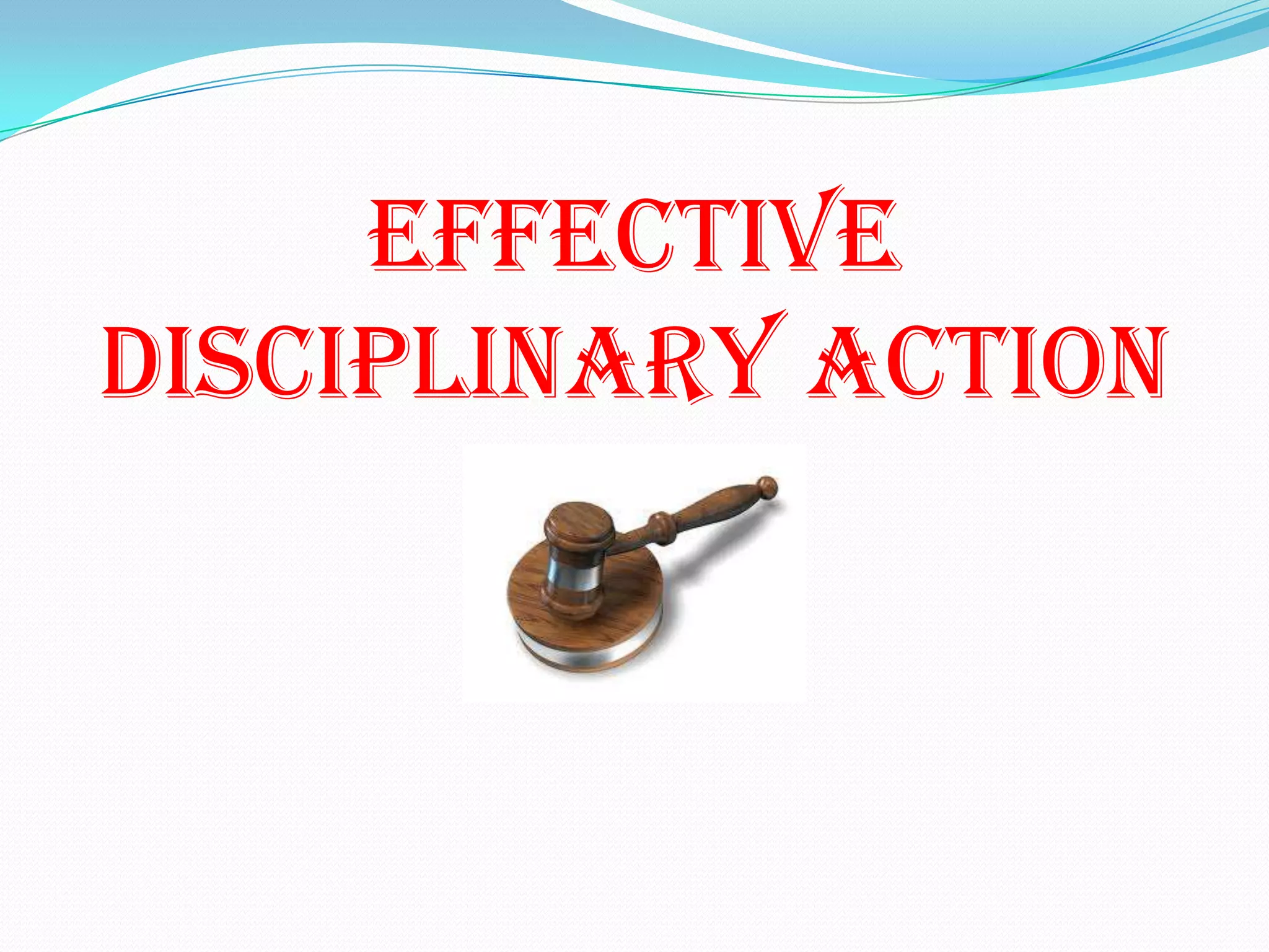 Maintaining discipline | PPTX