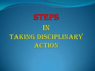 Maintaining discipline | PPTX