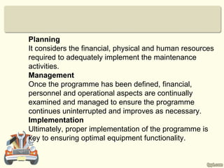 Maintaining equipment | PPT