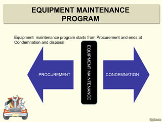Maintaining equipment | PPT