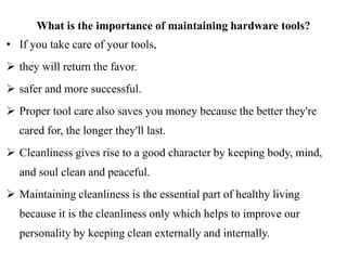 Maintaining equipment and consumables ppt.pptx