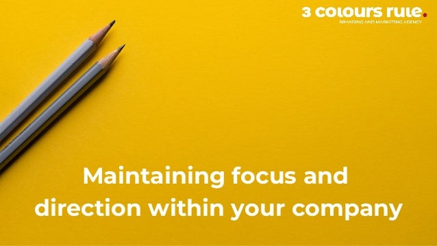 Maintaining focus and direction within your company | PDF