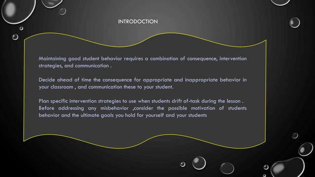 Maintaining good student behavior | PPTX | Parenting | Family and ...