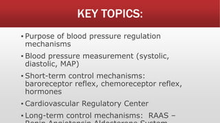 Maintaining homeostatic mean arterial blood pressure | PPTX | Heart and ...