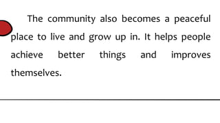 Maintaining Peace and Harmony | PPT