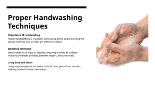 Maintaining Personal Hygiene ppt for kids | PPTX
