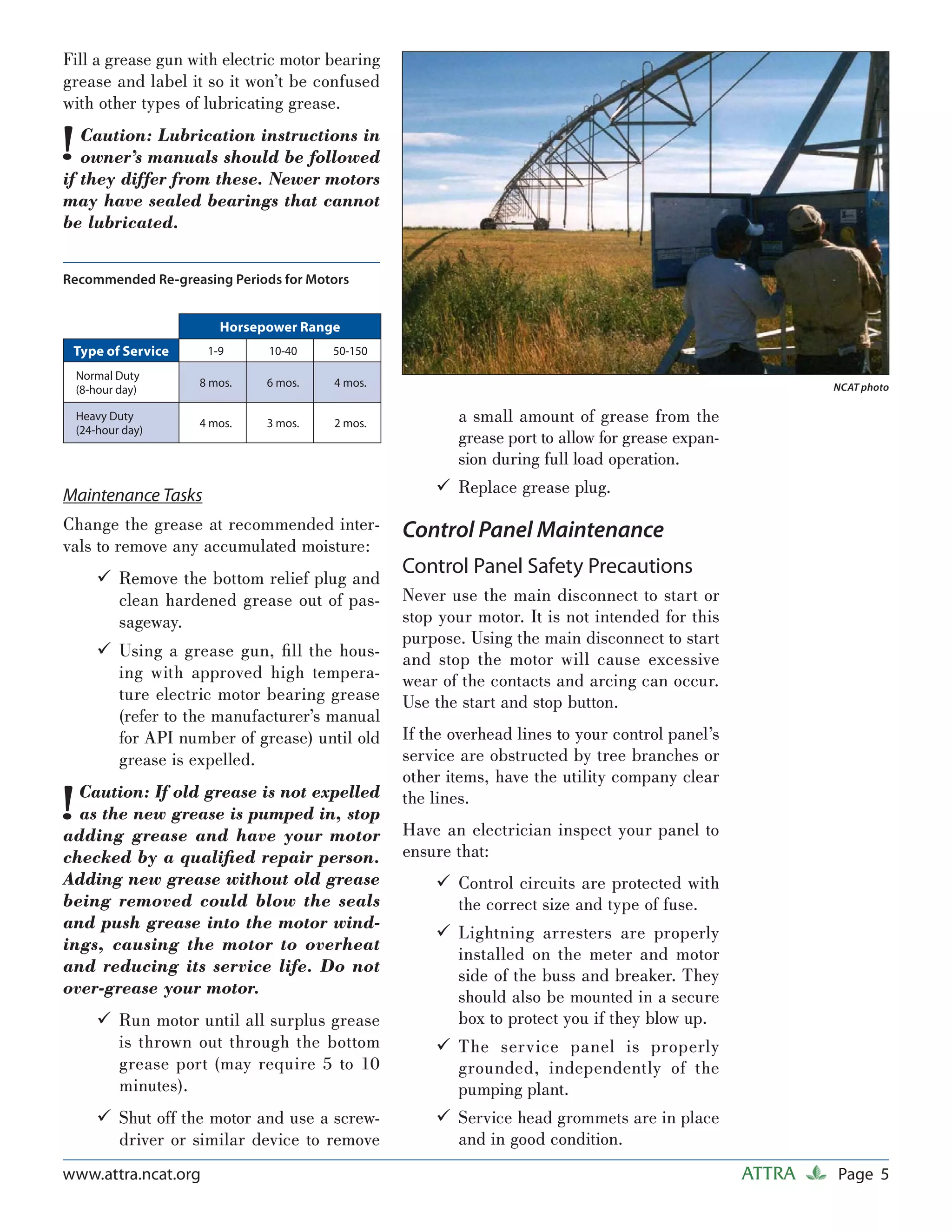 Maintaining Irrigation Pumps, Motors, and Engines | PDF