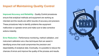 Maintaining Quality Control in Lab Operations - Strategy and Impact.pptx