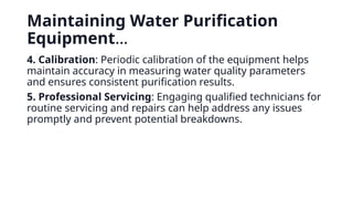 Maintaining Water Purification Equipment.pptx