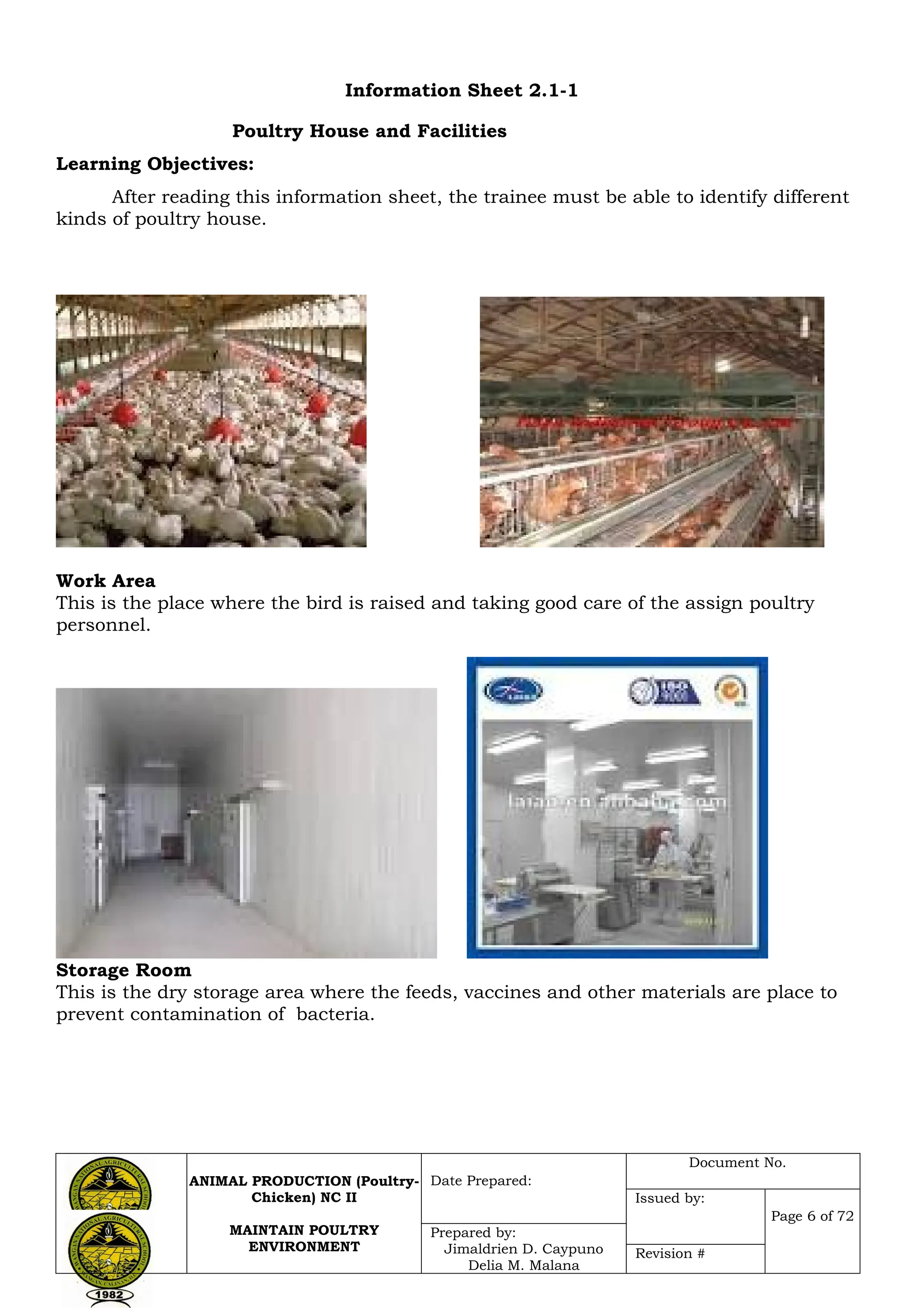 MAINTAIN_Poultry House and environment .doc