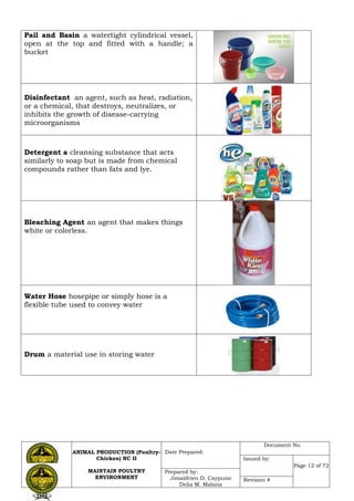 MAINTAIN_Poultry House and environment .doc