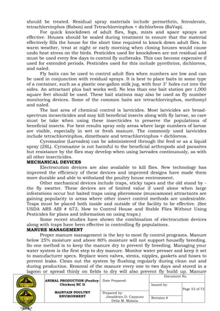 MAINTAIN_Poultry House and environment .doc