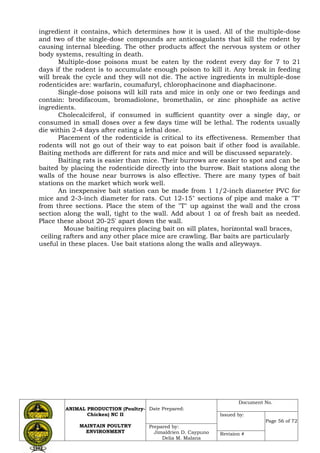 MAINTAIN_Poultry House and environment .doc