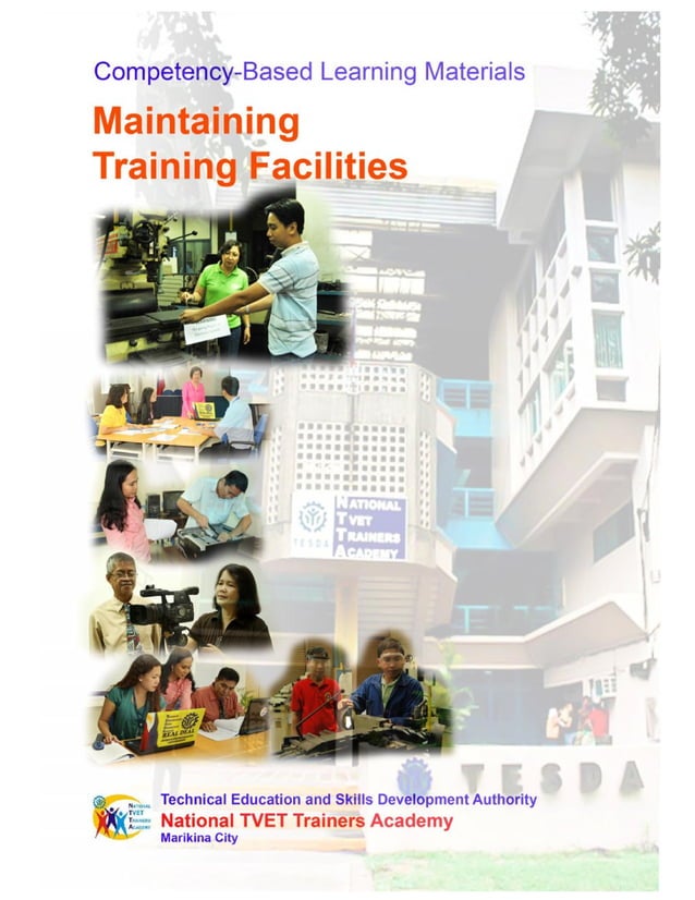 Maintain Training Facilities 1 Pdf