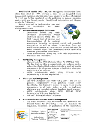 Maintain training facilities 1 | PDF