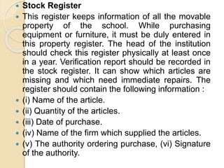 Maintenance of school records | PPTX