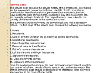 Maintenance of school records | PPTX