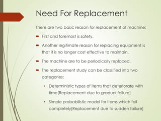 Maintanance management | PPTX