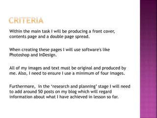 Main task brief | PPTX