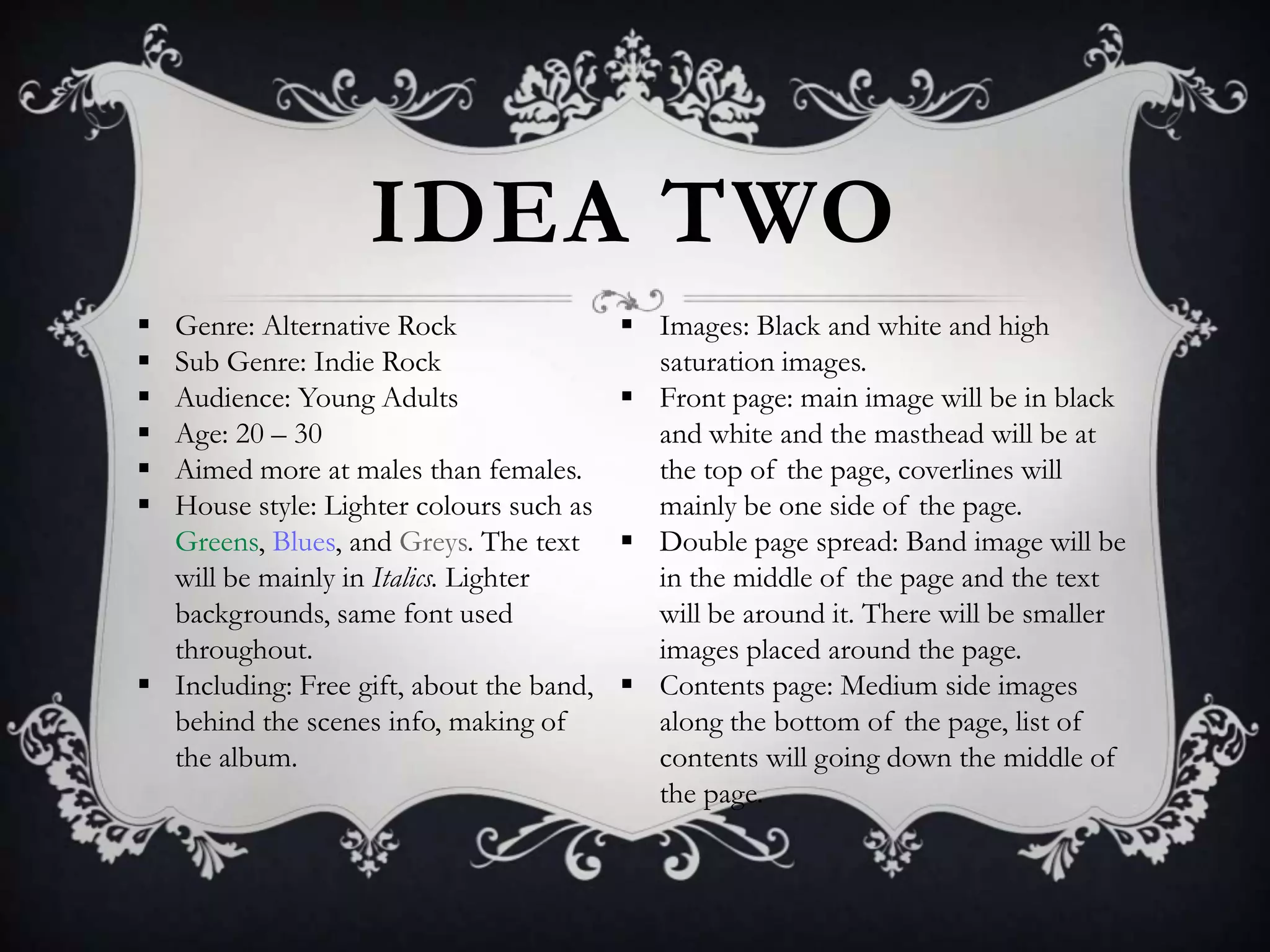 Main task initial ideas | PPT